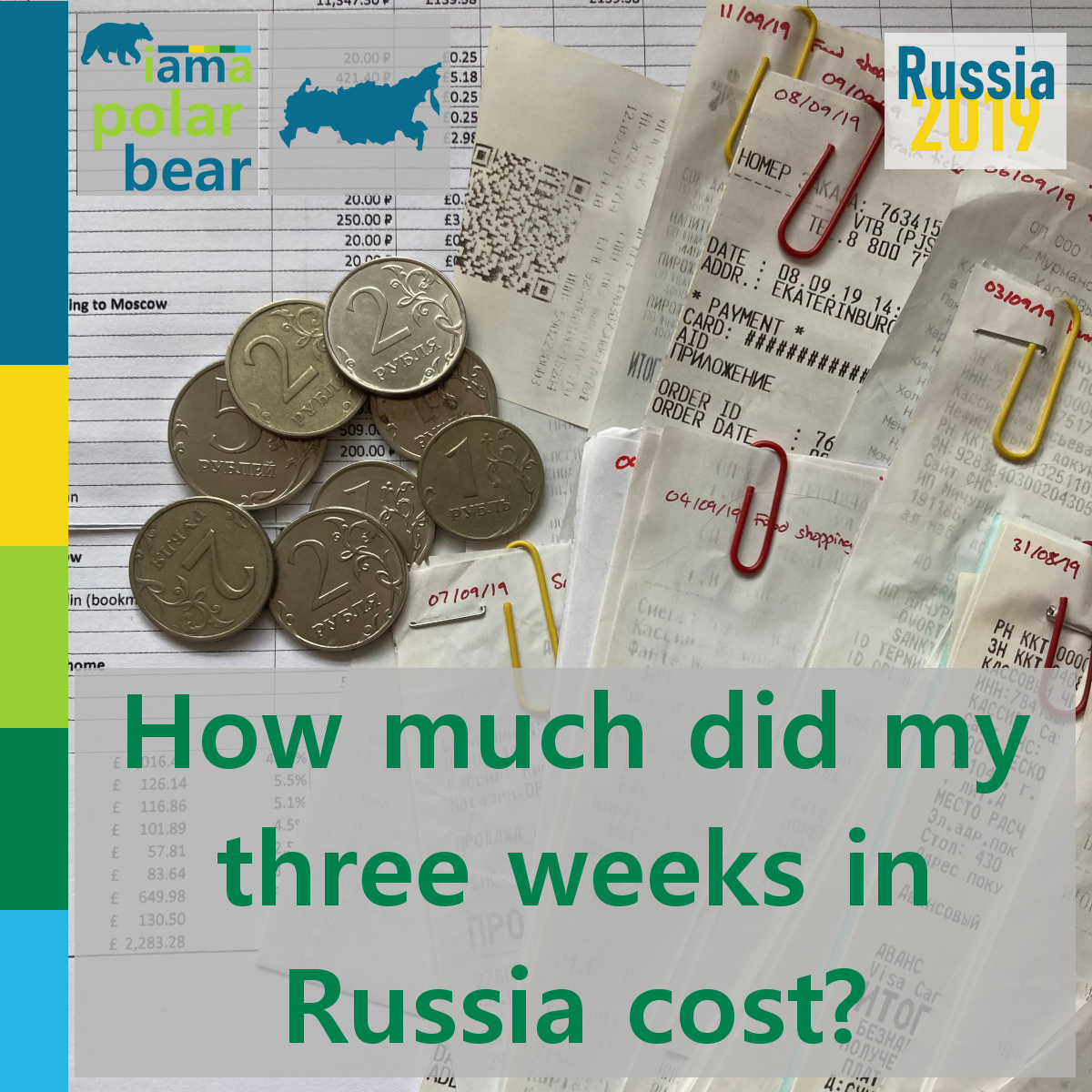 How much did my three weeks in Russia cost? – I Am A Polar Bear