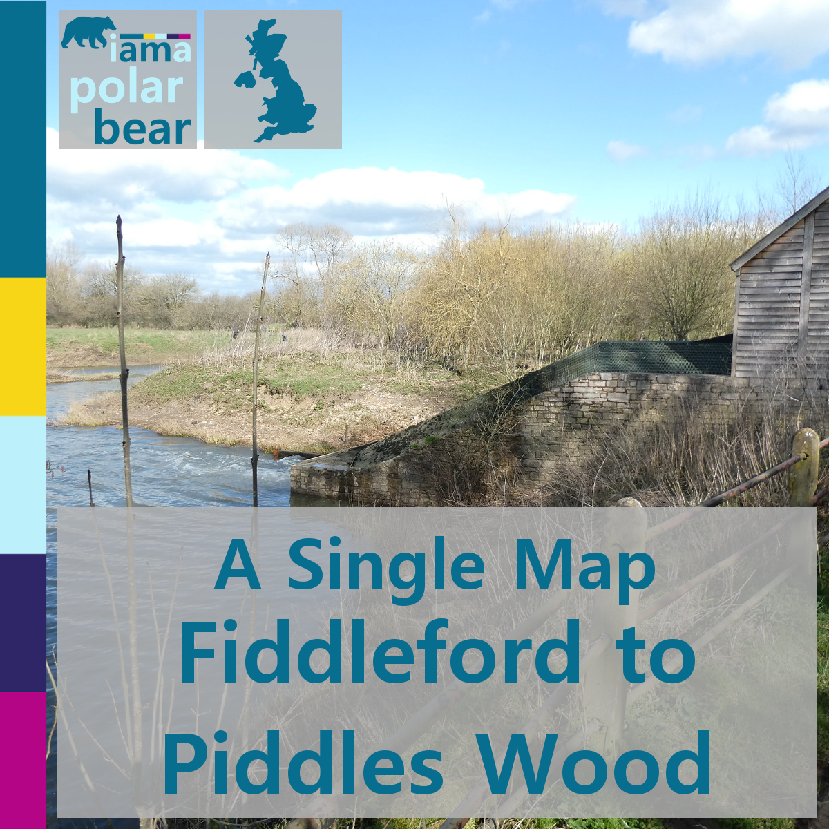 A Single Map: Fiddleford to Piddles Wood – I Am A Polar Bear