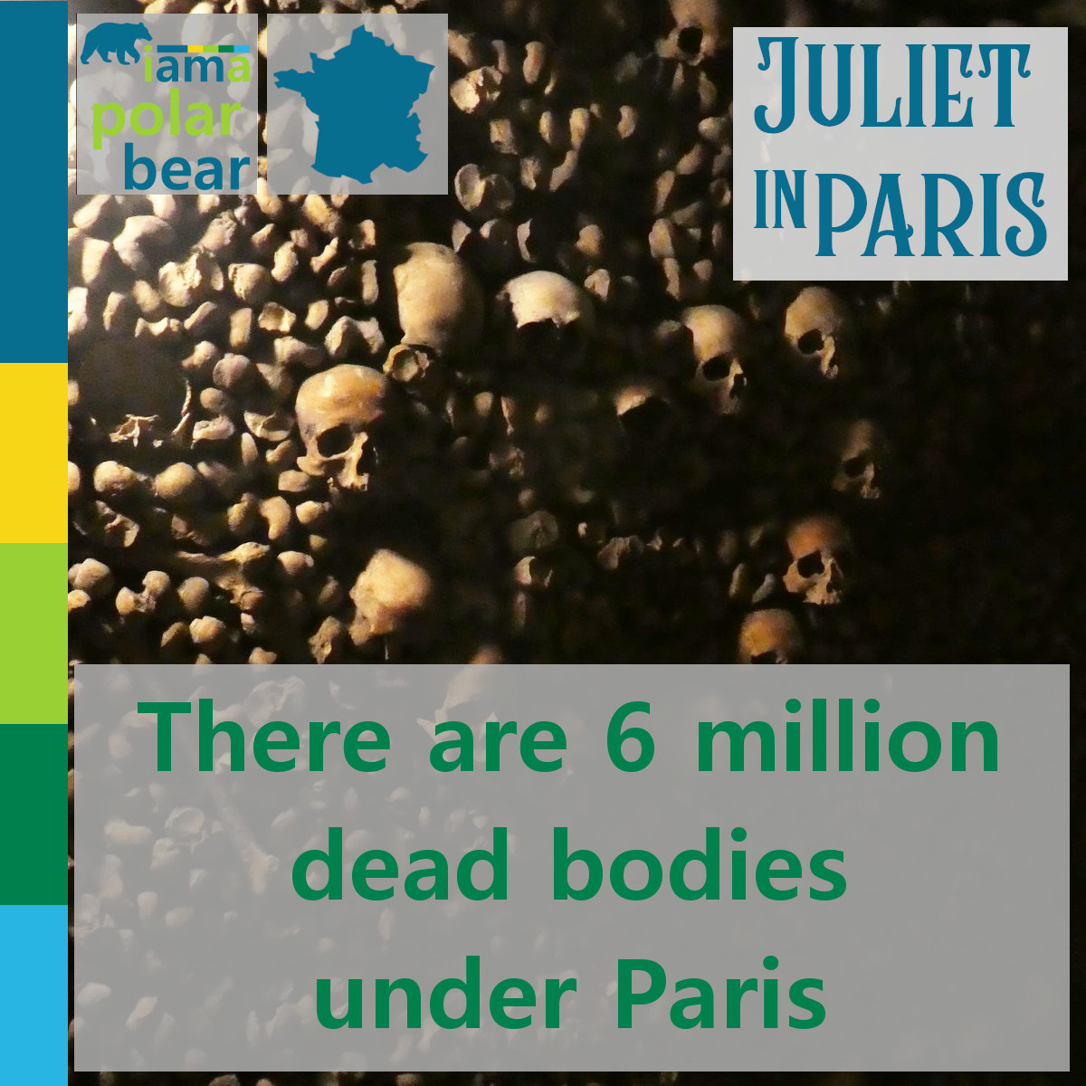 There are 6 million dead bodies under Paris – I Am A Polar Bear